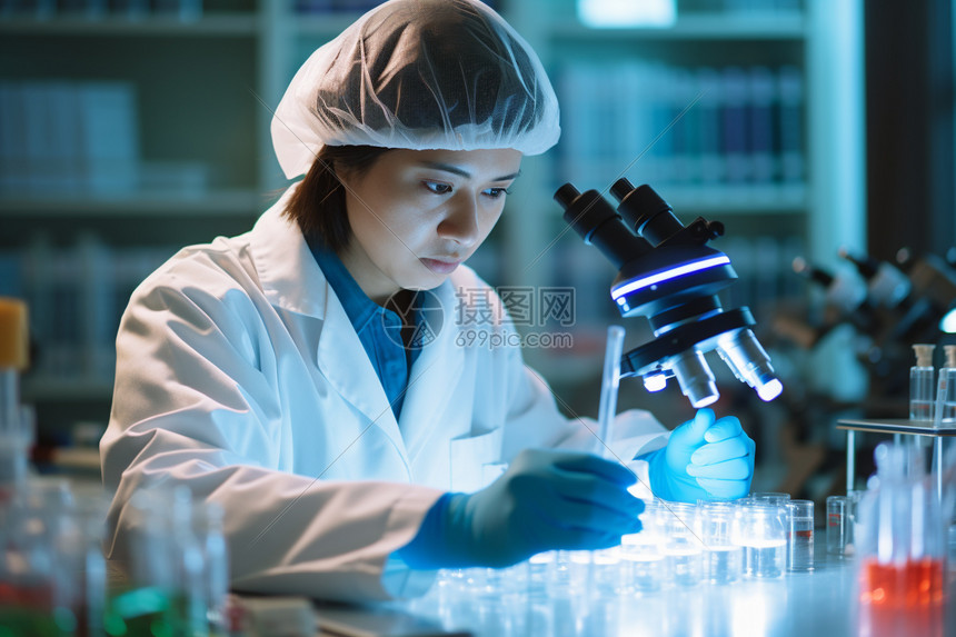 实验室里的研究人员高清图片下载-正版图片600314160-摄图网