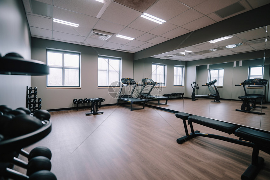 健身房的健身设备高清图片下载-正版图片600316087-摄图网