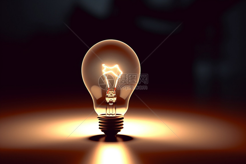 明亮发光的灯泡图片素材-正版创意图片600319068-摄图网