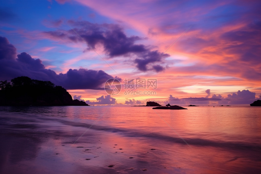 海边的美丽风景高清图片下载-正版图片600327832-摄图网