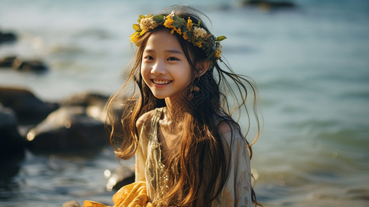 健康活泼的美丽女孩插画图片下载-正版图片600334795-摄图网