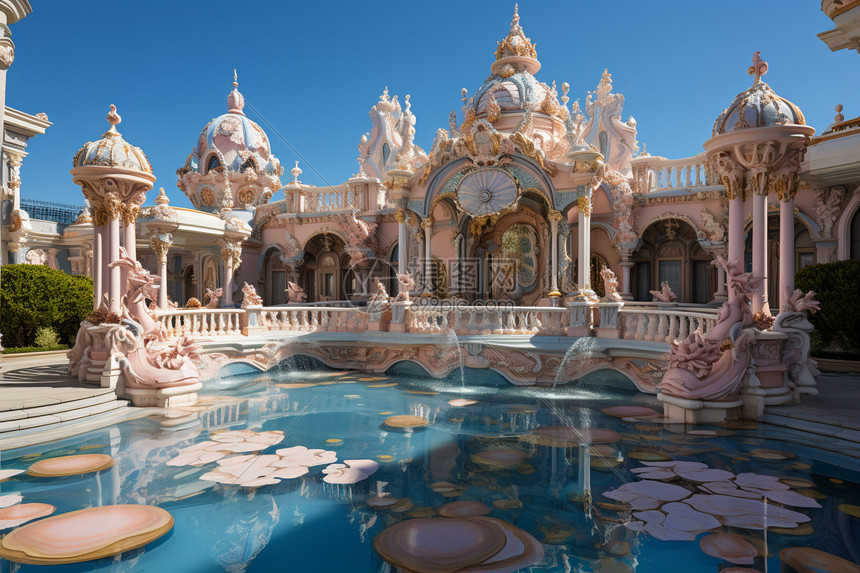 大气唯美的建筑景观高清图片下载-正版图片600336440-摄图网