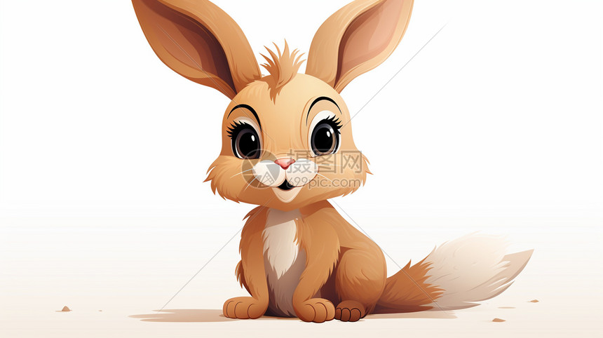 可爱的卡通兔子插画图片下载-正版图片600336722-摄图网