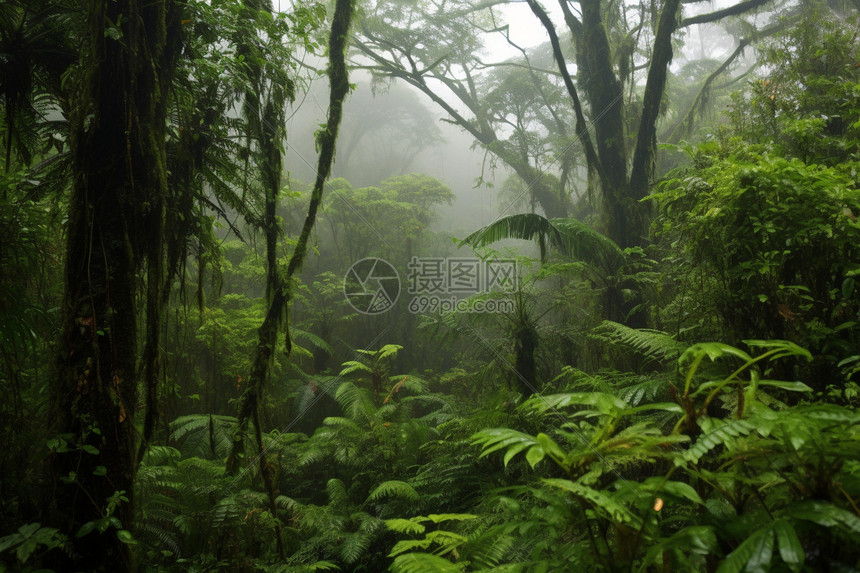夏季郁郁葱葱的森林景观高清图片下载-正版图片600339850-摄图网