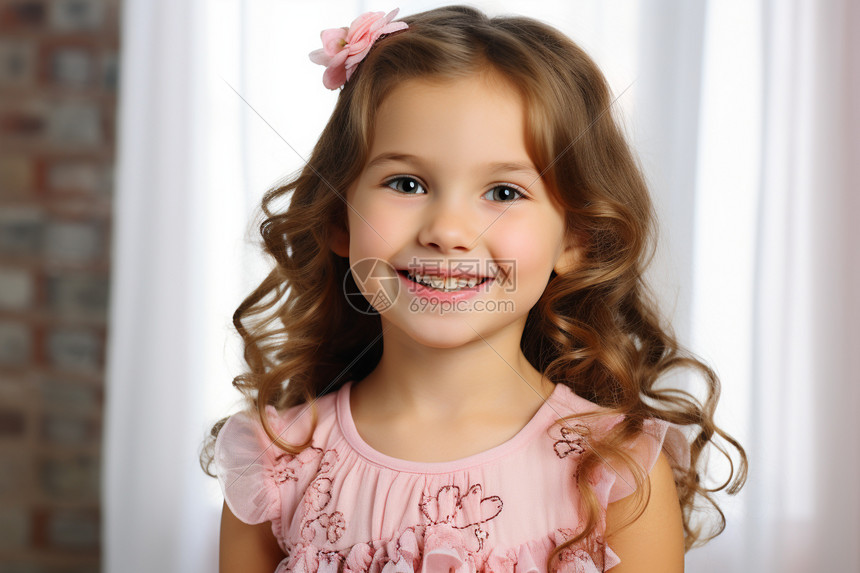 可爱小女孩高清图片下载-正版图片600343932-摄图网