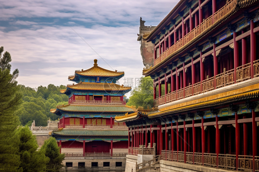 中国传统建筑高清图片下载-正版图片600344096-摄图网