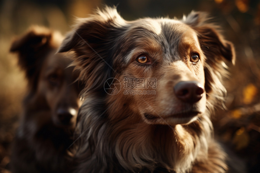 长毛的狗高清图片下载-正版图片600348419-摄图网