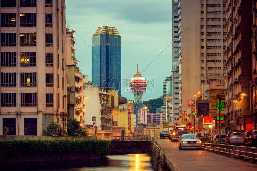 城市中的道路高清图片下载-正版图片600353093-摄图网