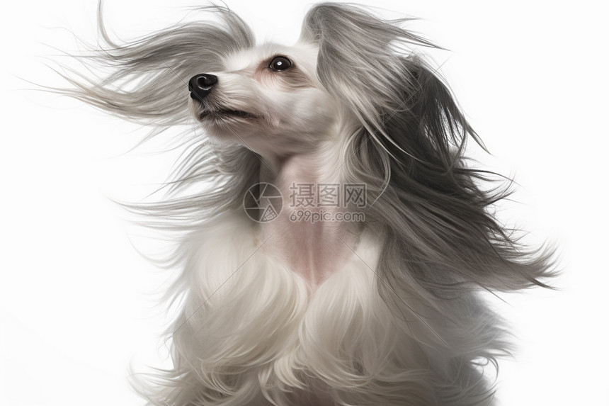 长毛狗的肖像高清图片下载-正版图片600353272-摄图网