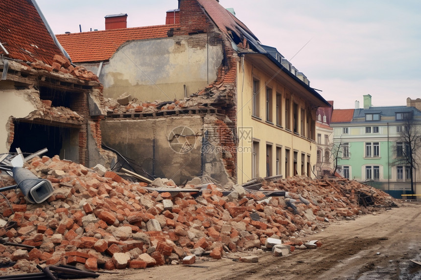 拆除的建筑高清图片下载-正版图片600357897-摄图网