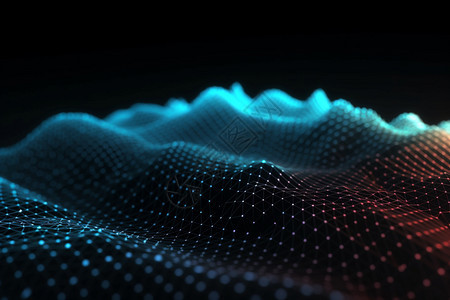 流动粒子波浪图片素材-正版创意图片600359943-摄图网