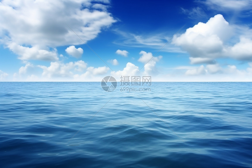 蔚蓝的大海高清图片下载-正版图片600361937-摄图网