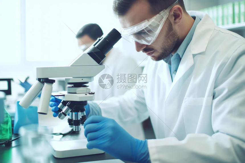 认真的科研人员高清图片下载-正版图片600367120-摄图网