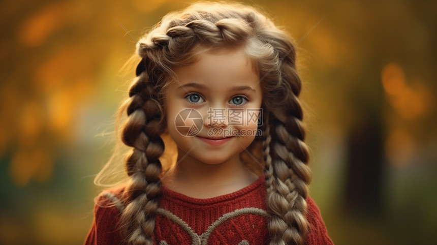 大眼睛的可爱小女孩高清图片下载-正版图片600374043-摄图网
