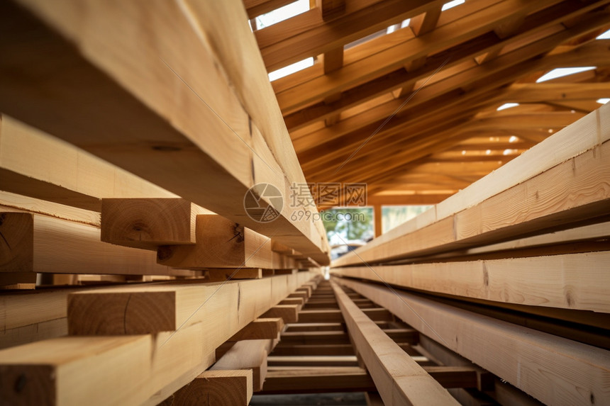 屋顶房梁高清图片下载-正版图片600374537-摄图网