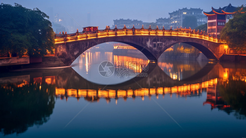 拱桥的美丽景观高清图片下载-正版图片600375480-摄图网