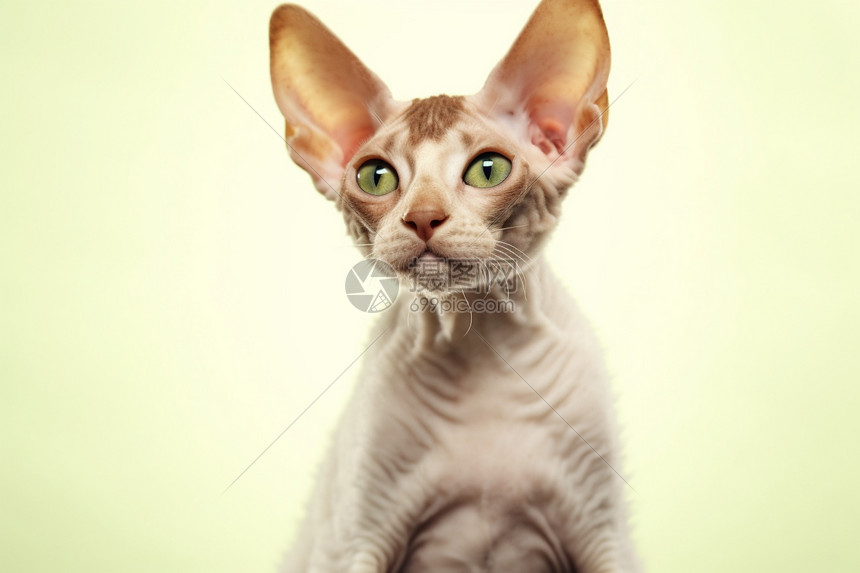 可爱的德文猫高清图片下载-正版图片600376670-摄图网