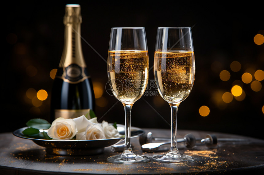 庆祝的香槟高清图片下载-正版图片600378603-摄图网