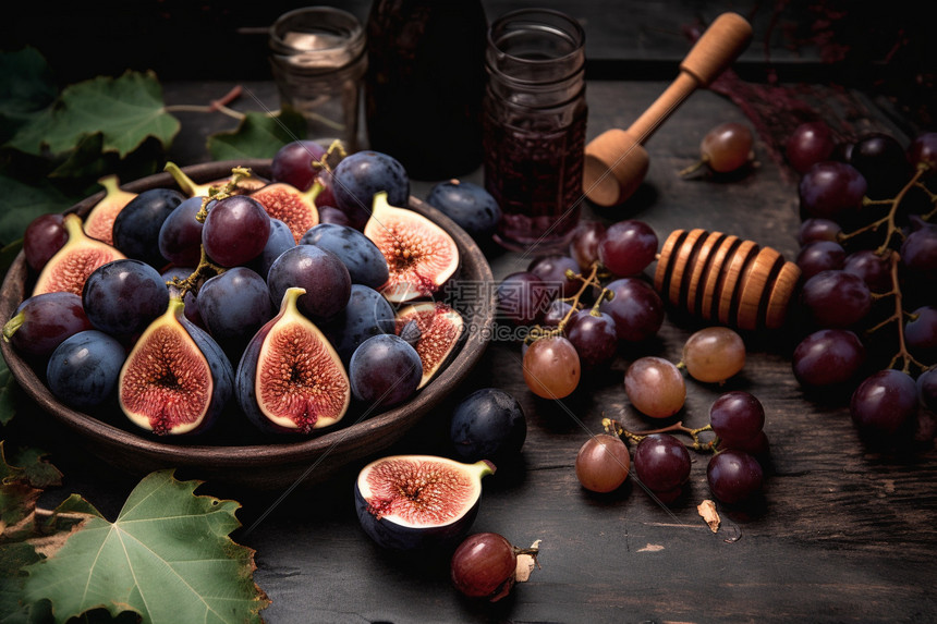 无花果和水果高清图片下载-正版图片600379089-摄图网