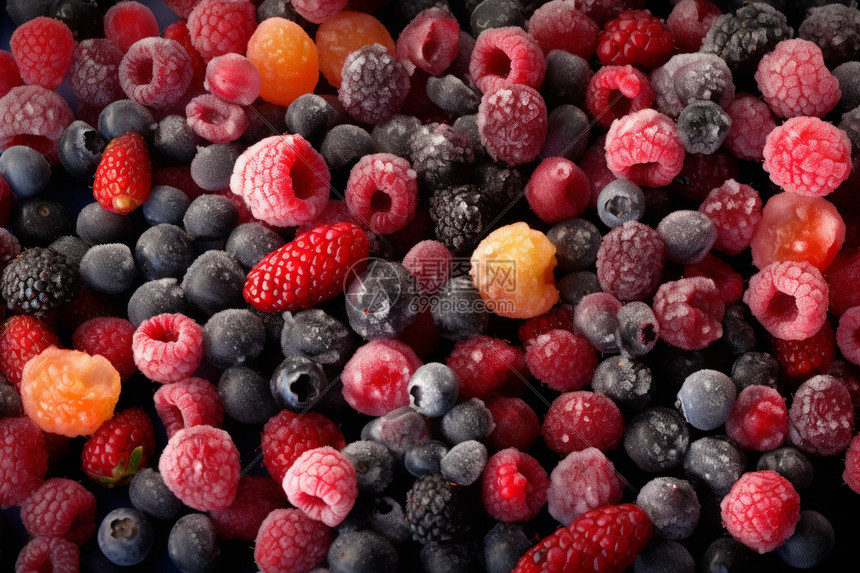 冷冻混合水果高清图片下载-正版图片600380607-摄图网