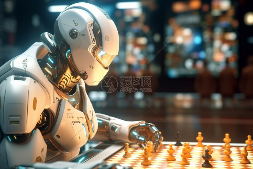 智能机器人算法图片素材 正版创意图片600384556 摄图网