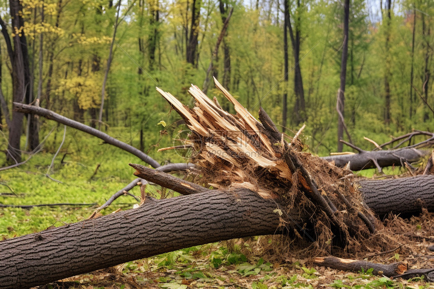 倒下来的树高清图片下载-正版图片600388196-摄图网