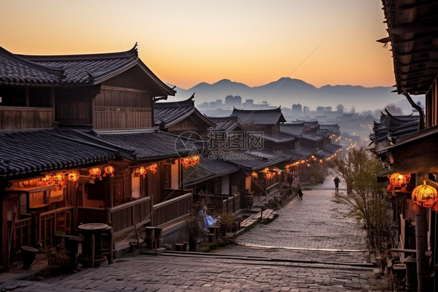 古朴的古城高清图片下载-正版图片600388565-摄图网