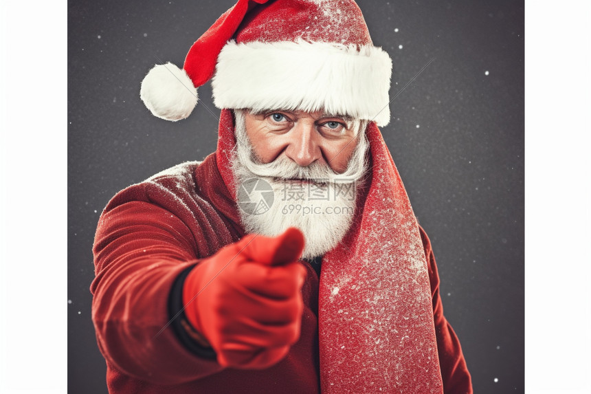 一个圣诞老人高清图片下载-正版图片600403688-摄图网