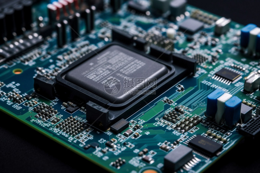 中央处理器特写镜头高清图片下载-正版图片600407072-摄图网