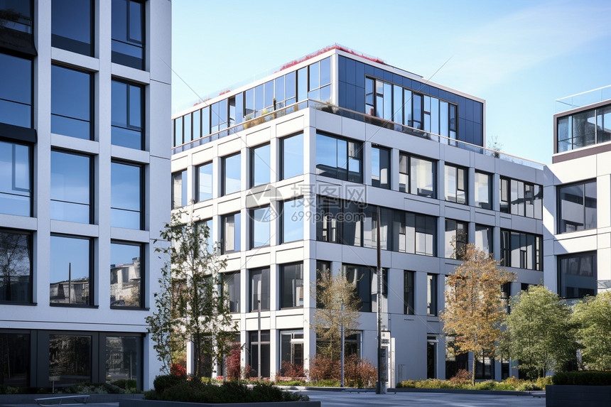 现代楼房高清图片下载-正版图片600407751-摄图网