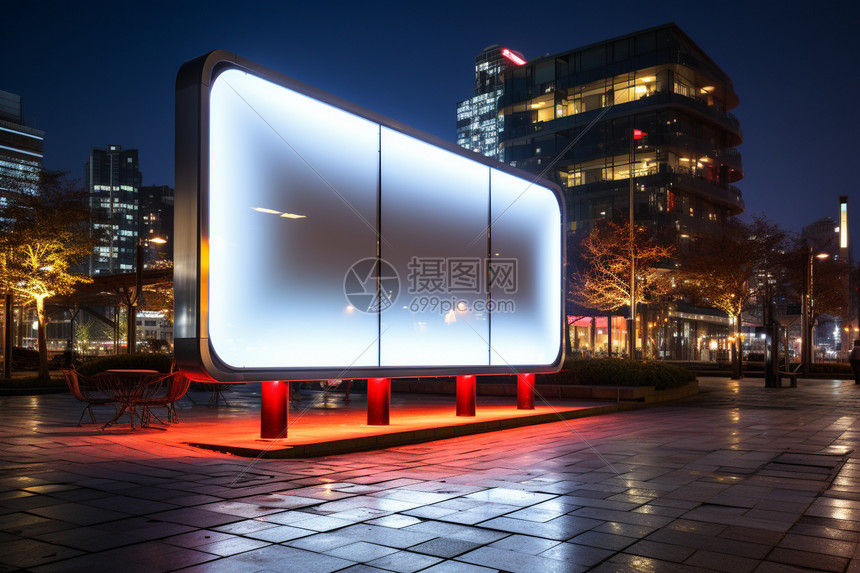 户外的广告牌高清图片下载-正版图片600413699-摄图网