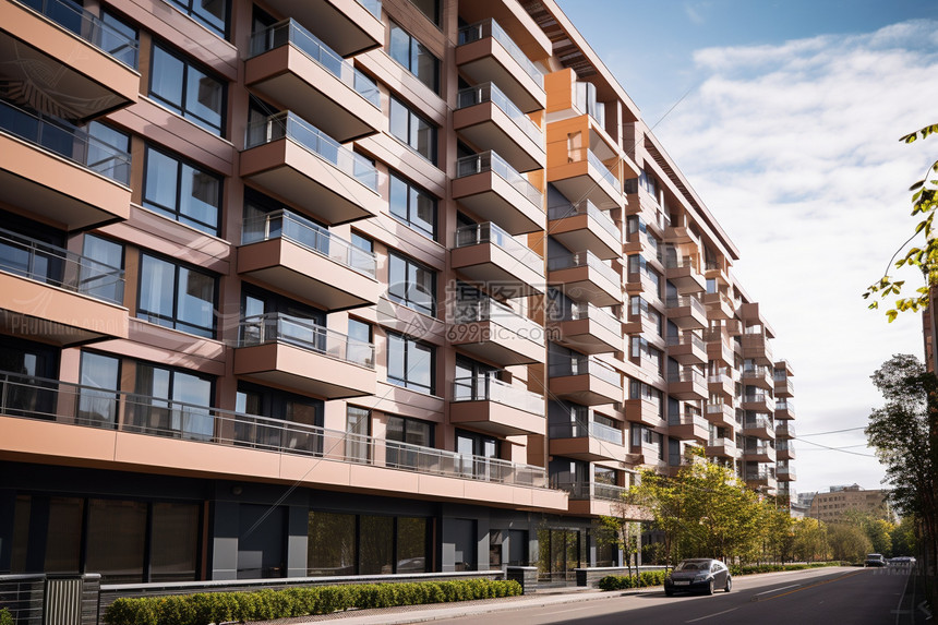 住宅楼房高清图片下载-正版图片600417212-摄图网