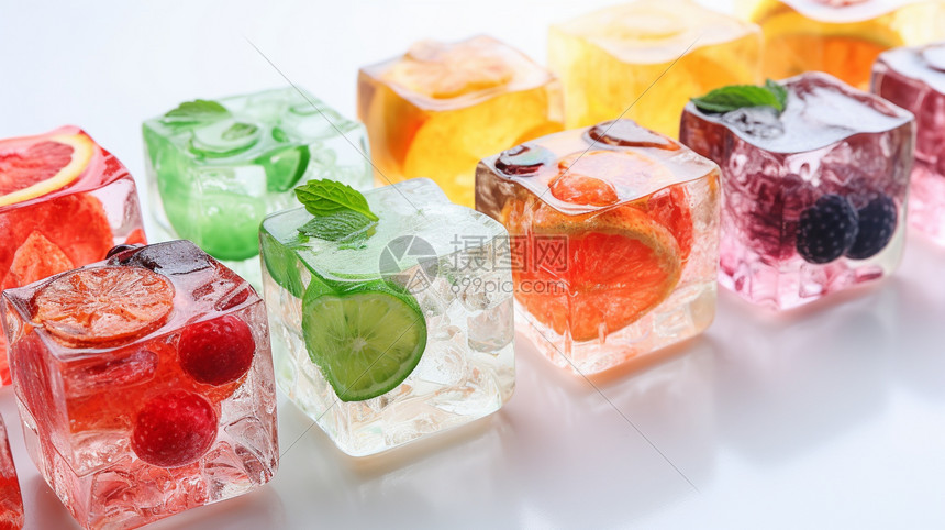 美味的冰冻水果高清图片下载-正版图片600423104-摄图网