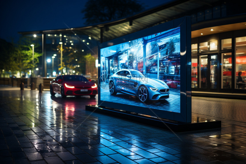 户外的广告牌图片素材-正版创意图片600429560-摄图网