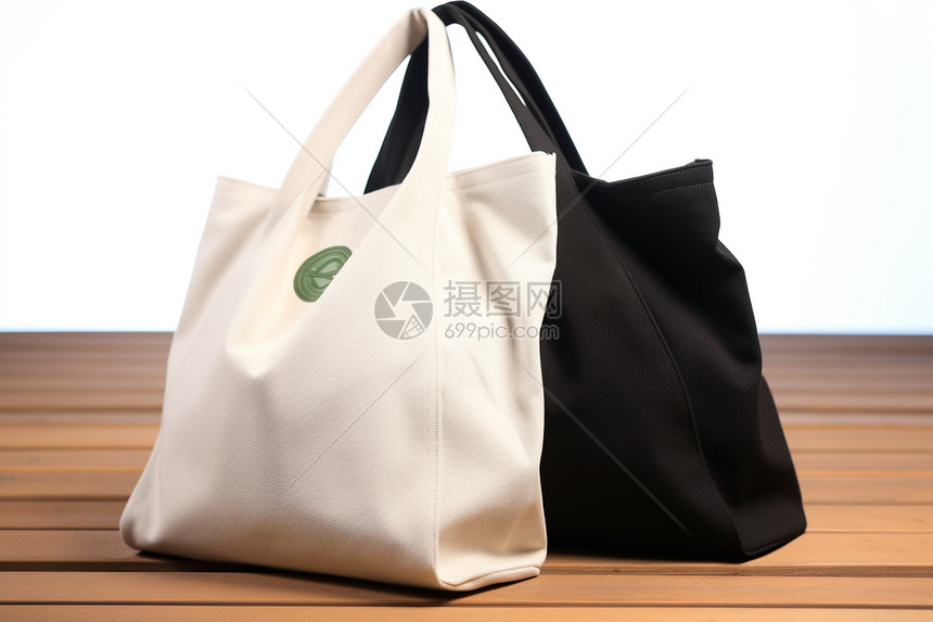 两个帆布包高清图片下载-正版图片600439045-摄图网