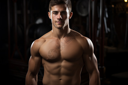 男性胸部肌肉特写高清图片下载-正版图片600441452-摄图网