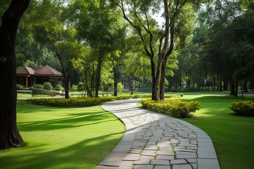 美丽的公园高清图片下载-正版图片600451143-摄图网