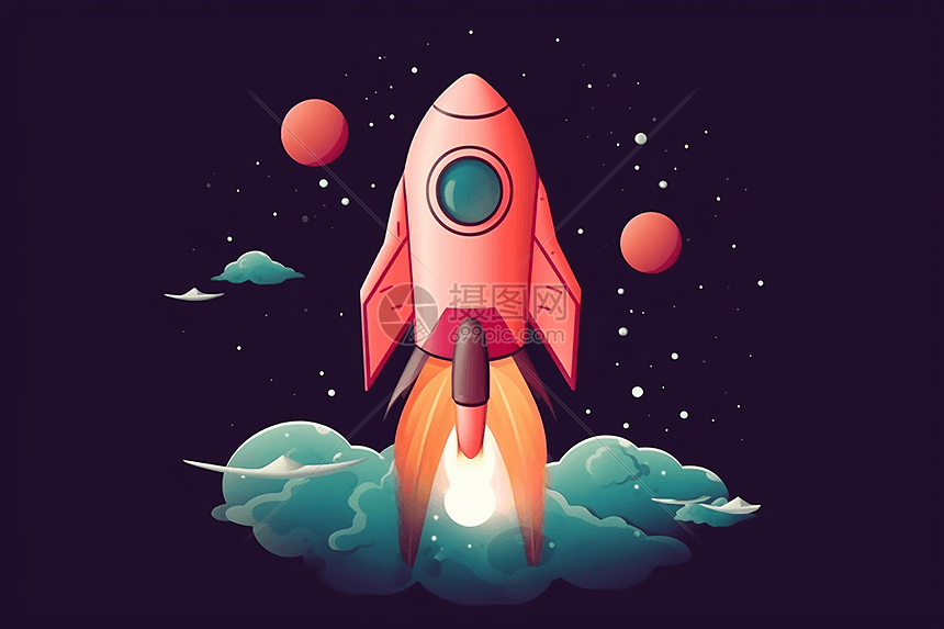 创意火箭设计图片素材-正版创意图片600451462-摄图网