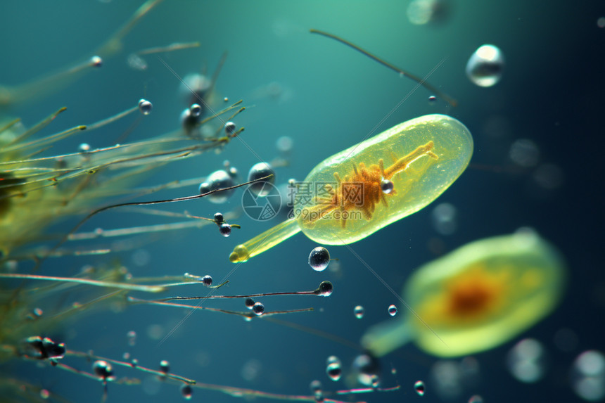 显微镜下的微生物图片素材-正版创意图片600453211-摄图网