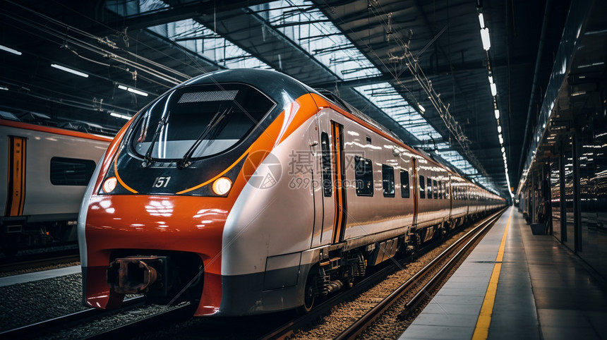 城市高铁高清图片下载-正版图片600453918-摄图网