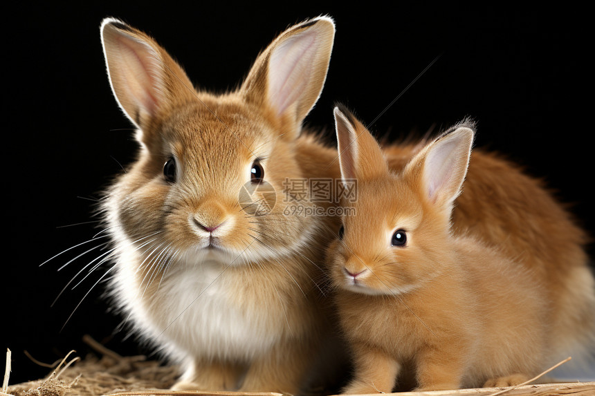 农场中养殖的小兔子高清图片下载-正版图片600459730-摄图网