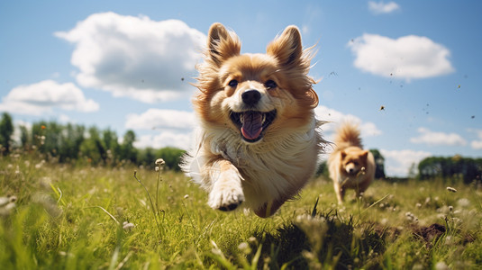 蓝天下的羊羔高清图片下载-正版图片600461449-摄图网