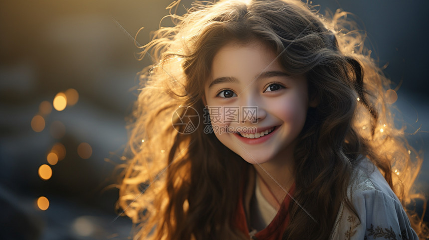 可爱大眼睛的小女孩高清图片下载-正版图片600476988-摄图网