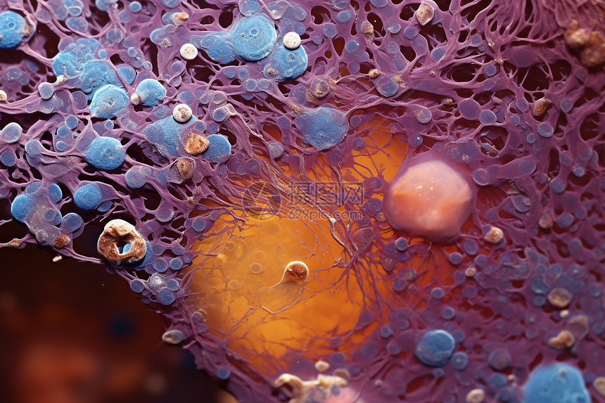 显微镜下的细胞高清图片下载-正版图片600500746-摄图网