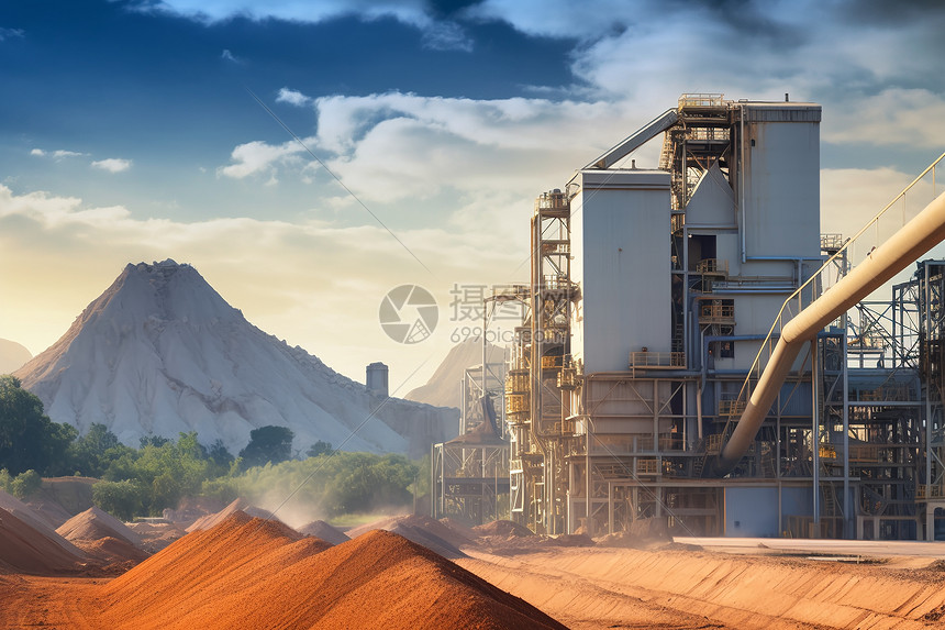 水泥工厂高清图片下载-正版图片600501803-摄图网