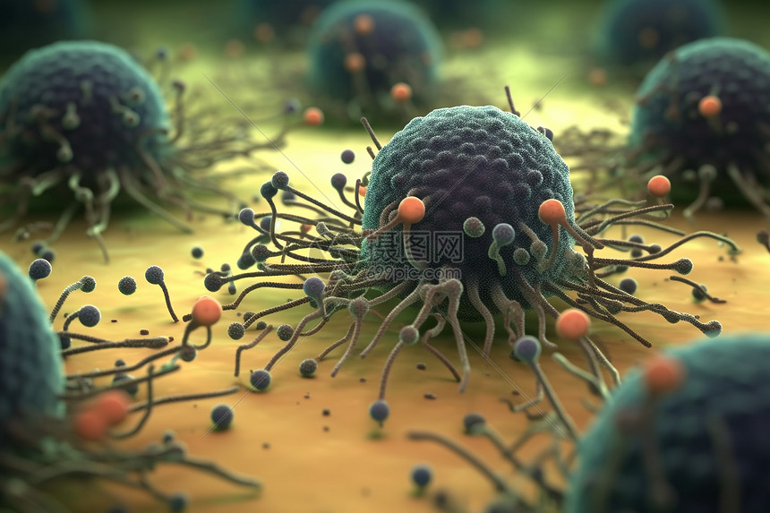可视化病毒细胞图片素材-正版创意图片600508496-摄图网