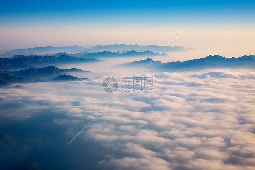 浩瀚的云海高清图片下载-正版图片600515066-摄图网