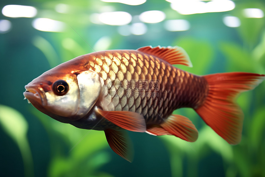 水族馆中的红眼金龙鱼高清图片下载-正版图片600525233-摄图网