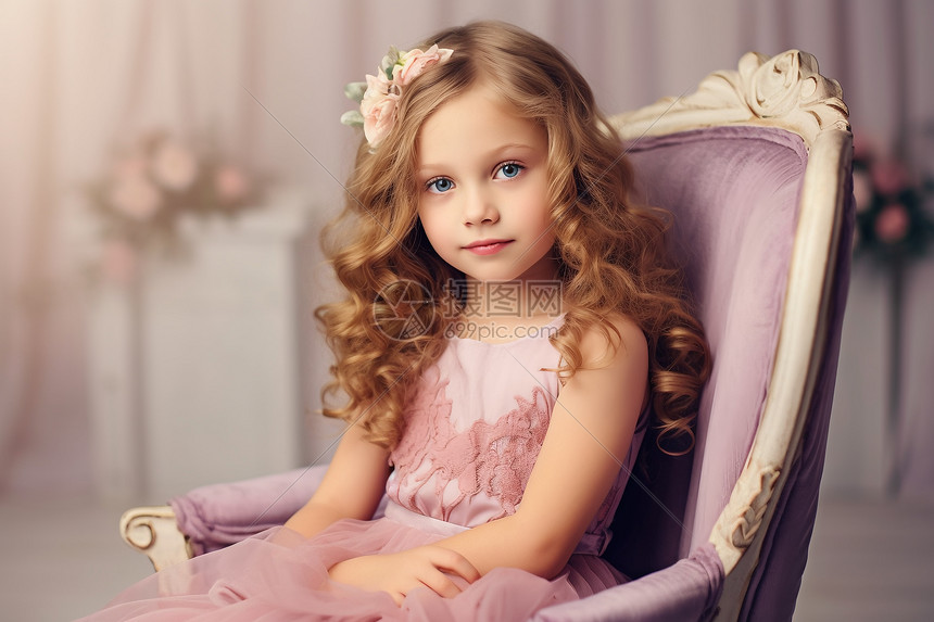 可爱的小女孩高清图片下载-正版图片600541334-摄图网