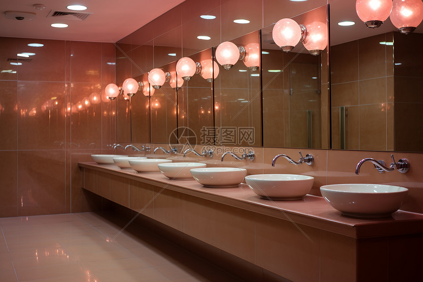 现代购物商场的卫生间高清图片下载-正版图片600554508-摄图网